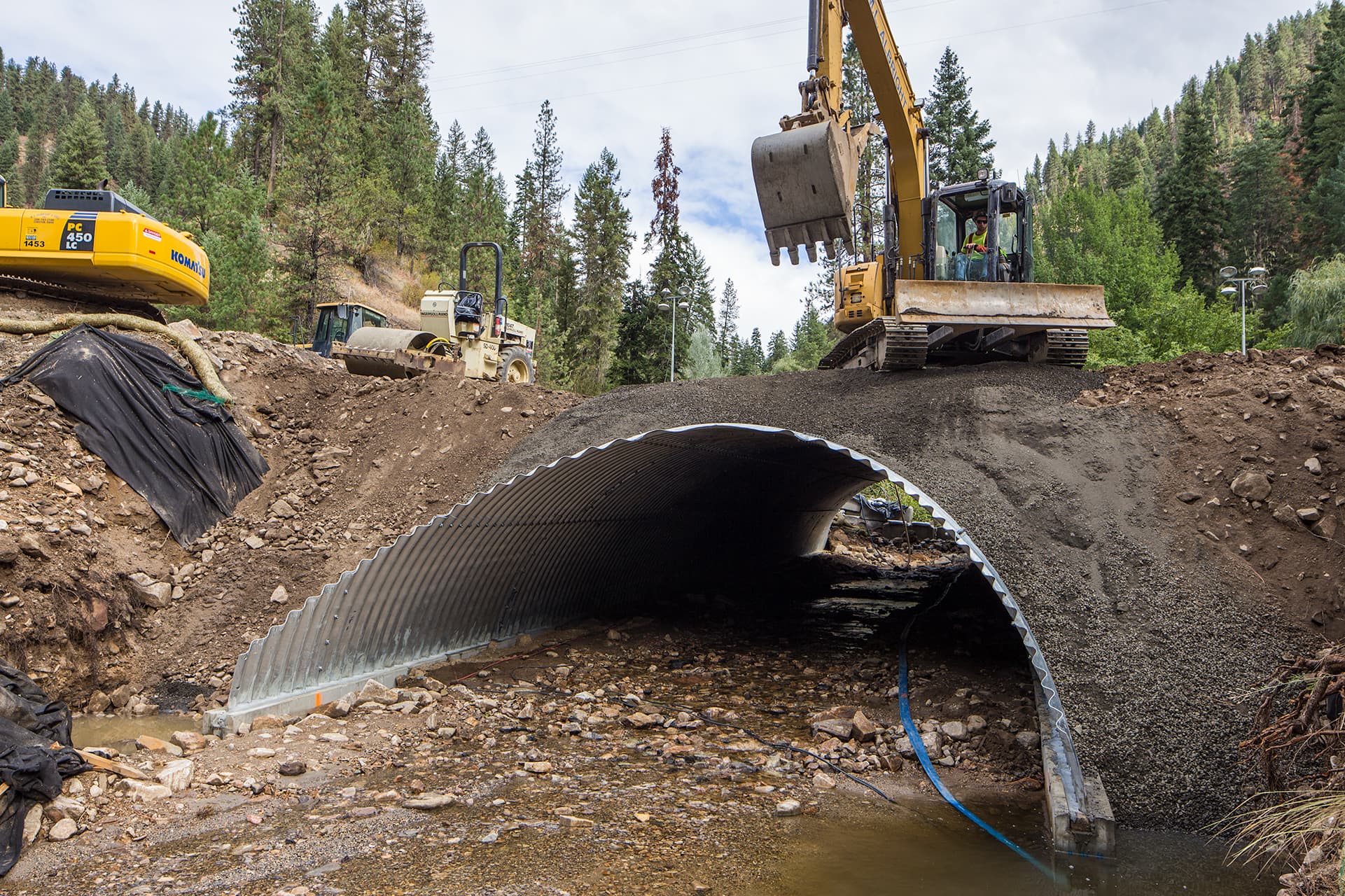 Peasley Creek Fish Passage Bridge - TD&H Engineering
